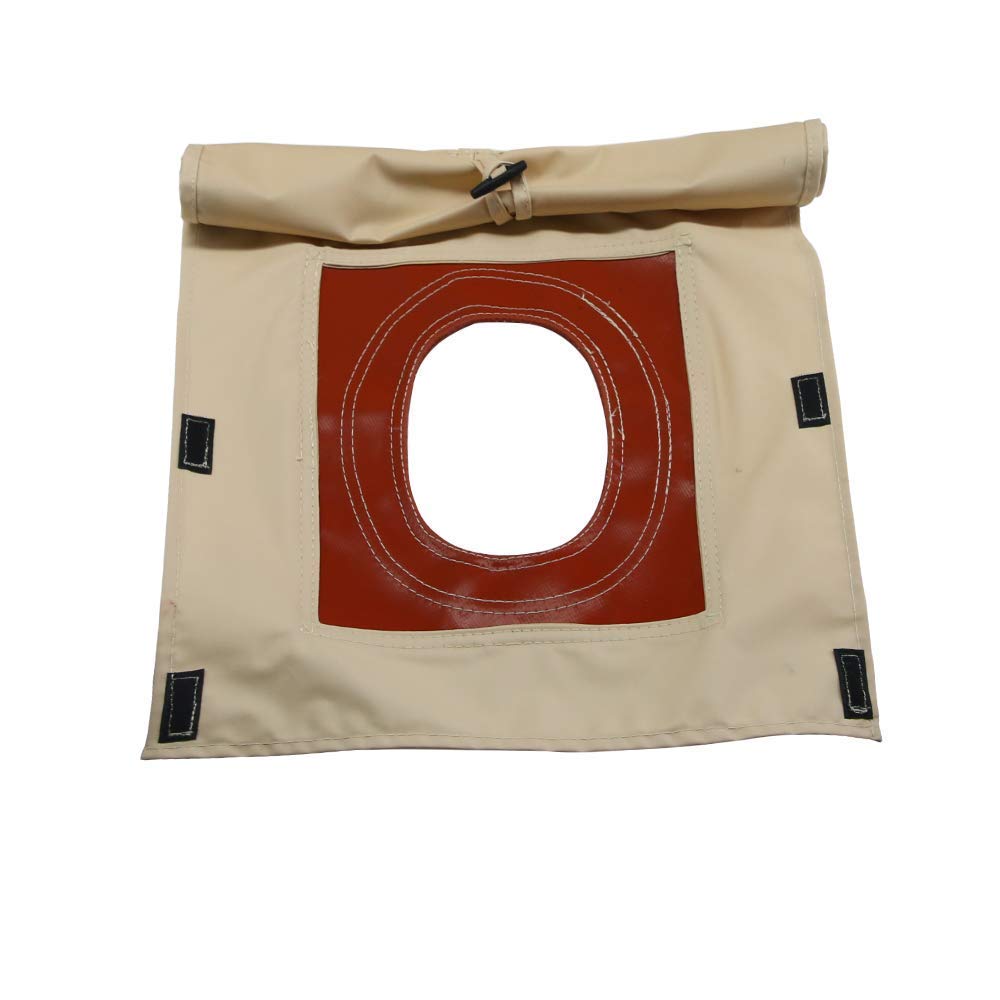 PlayDo Heavy Duty Fire Resistant Round Stove Jacket Hole Pipe Vent for 4 Season Camping Tent (4"(10.16cm))