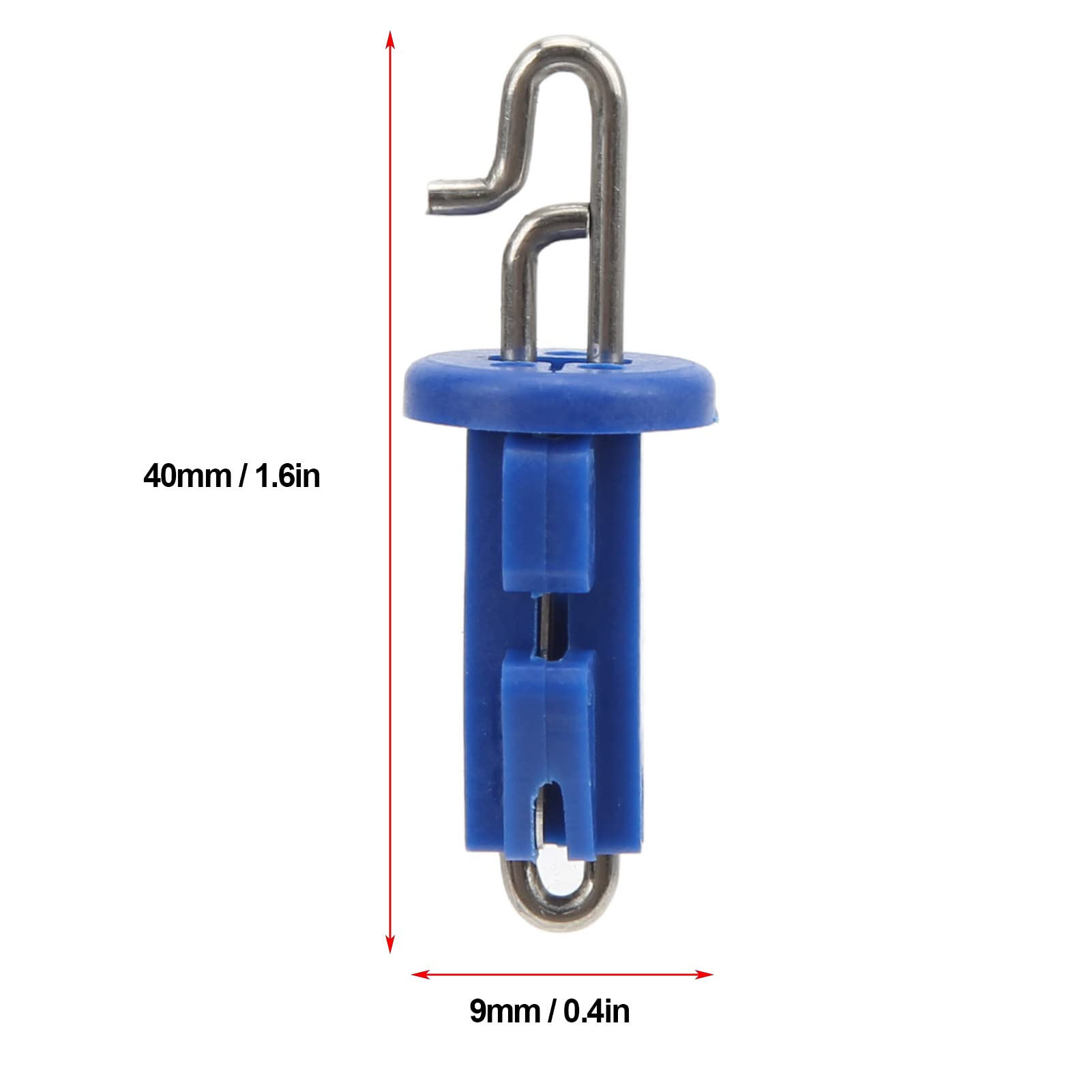 Vifemify 10Pcs Fishing Hook Remover Portable Easy and Fast Fish Hook Remover Tool Accessories Sturdy and Durable