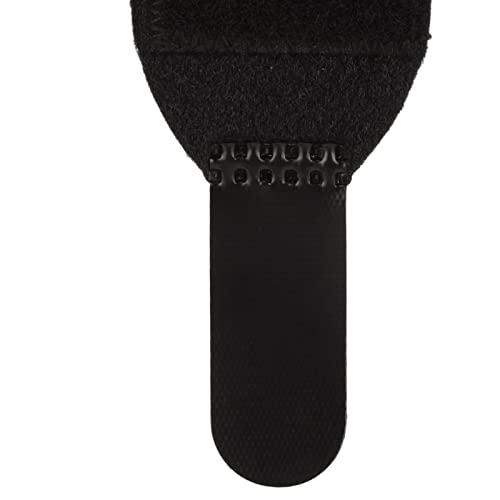 Splint Finger Support Brace, Black Stable Fixed Finger Splint 4 Pcs Effectively Relieve Hook and Loop Design Wide Applications for Sports Injury