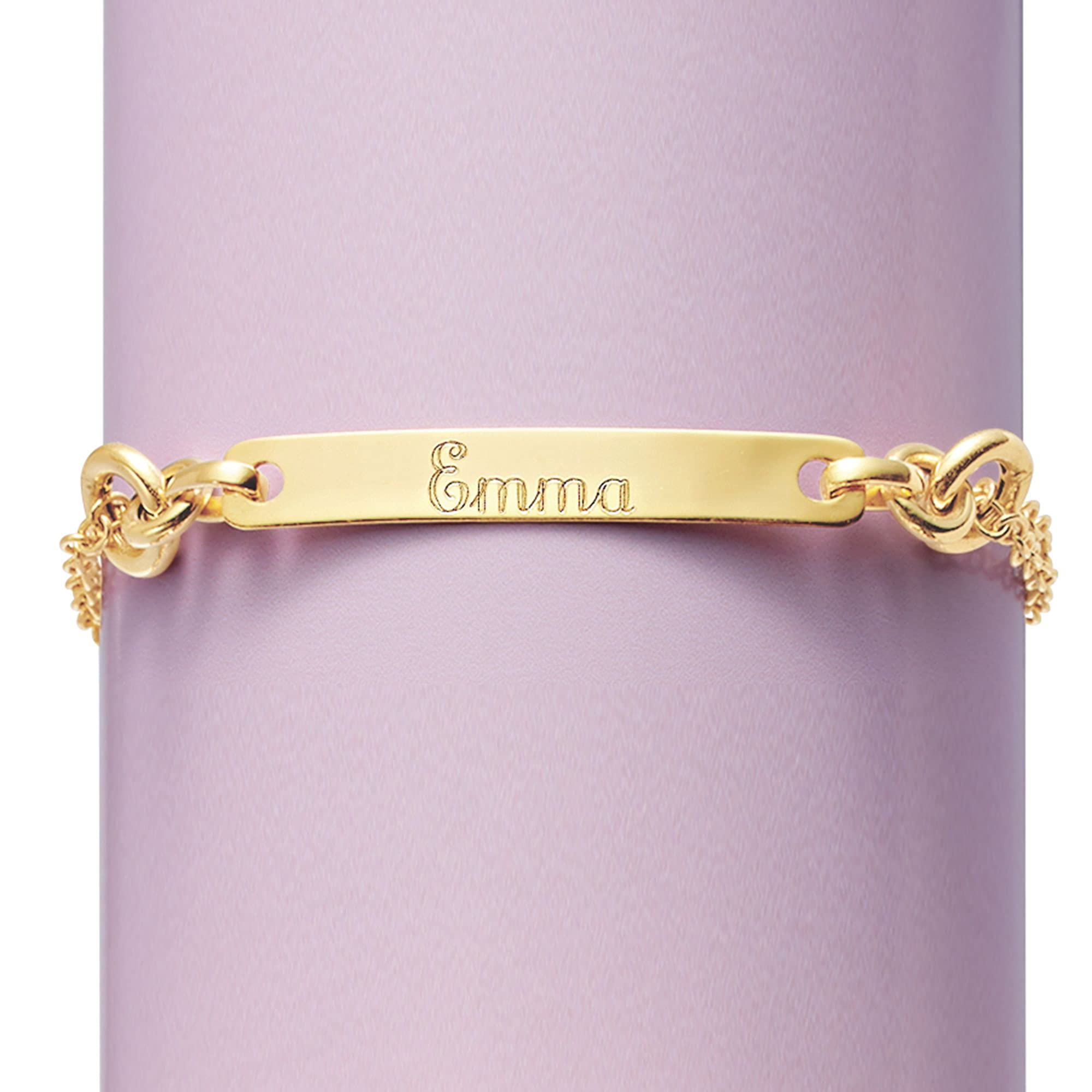 Ross-Simons Name - Italian 14kt Yellow Gold Id Bracelet. 8 inches