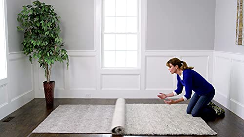 RUGPADUSA - Basics - 6'x9' - 1/4" Thick - Felt + Rubber - Non-Slip Rug Pad - Cushioning Felt for Added Comfort - Safe for All Floors and Finishes