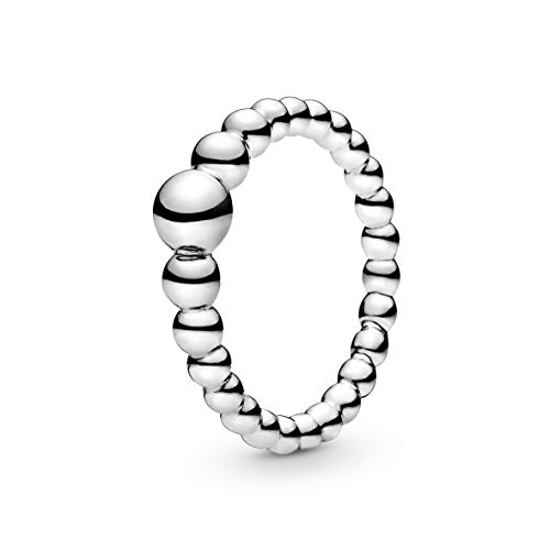 Pandora Strings Of Beads Ring - Sterling Silver Ring for Women - Layering or Stackable Ring - Gift for Her - Sterling Silver - Size 7.5