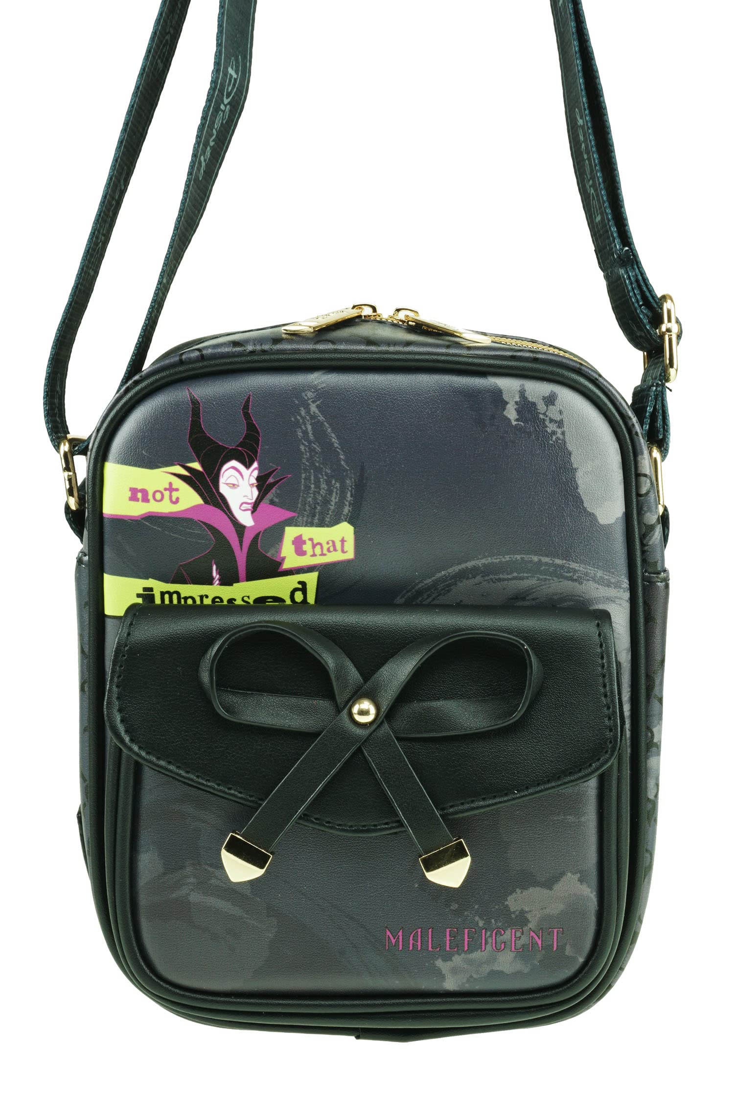 Villains Vegan Leather Crossbody/Shoulder Bag (Maleficent)