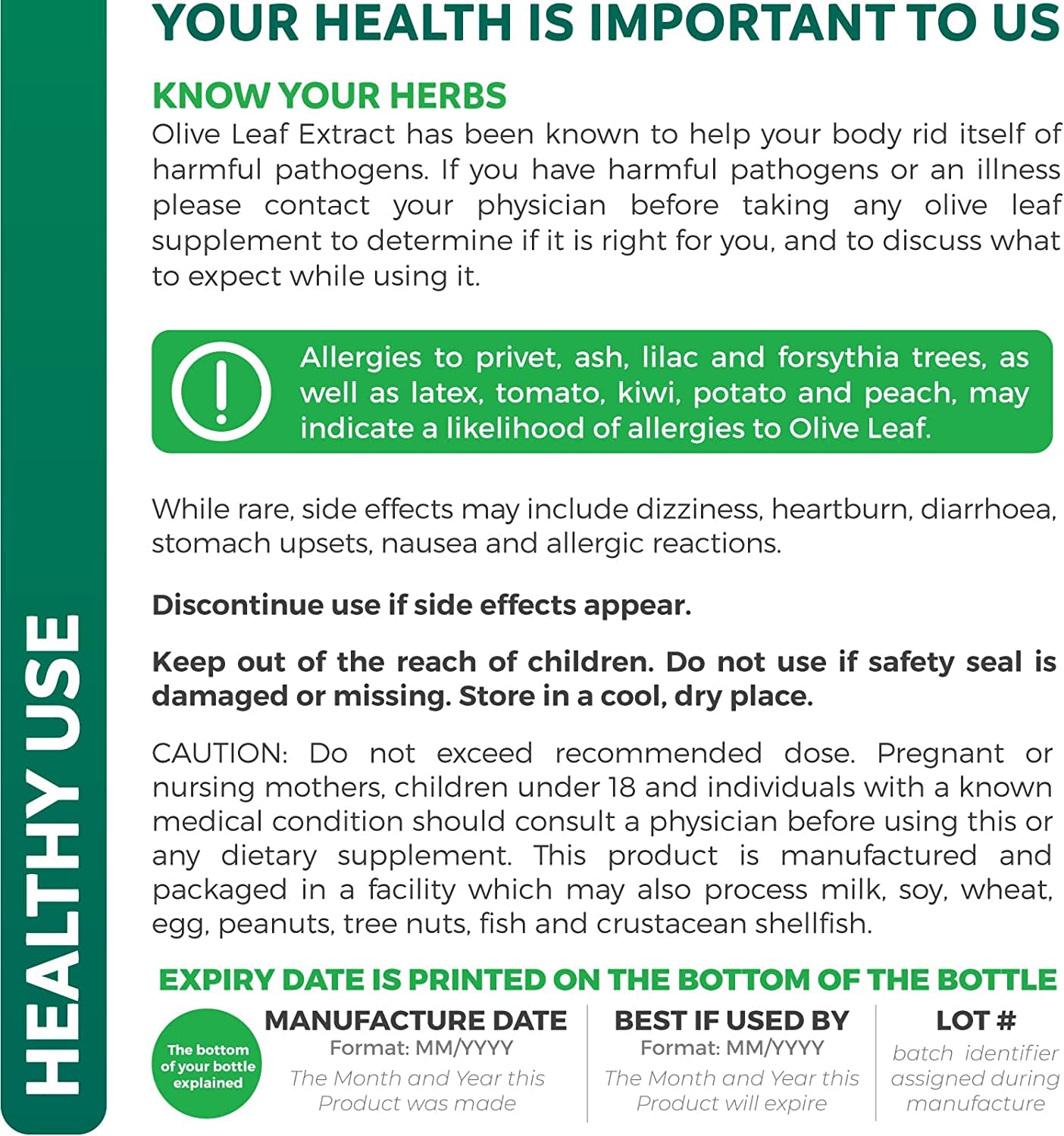Olive Leaf Extract (Non-GMO) Super Strength: 20% Oleuropein - 750mg - Vegetarian - Immune Support Supplement, Skin Health, and Powerful Antioxidants Supplement - No Oil or Liquid - 60 Capsules