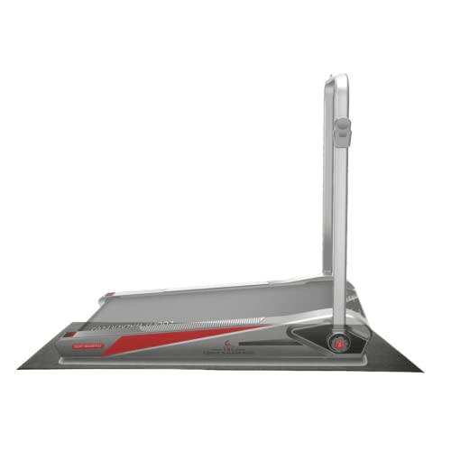 Treadmill Mats for Carpet Wood Floor, High Density Mat Compatible with Egofit Walker Pro M1 / Walker Plus M1T Treadmill, Black Mat Size 40×24″ (100×60 CM)