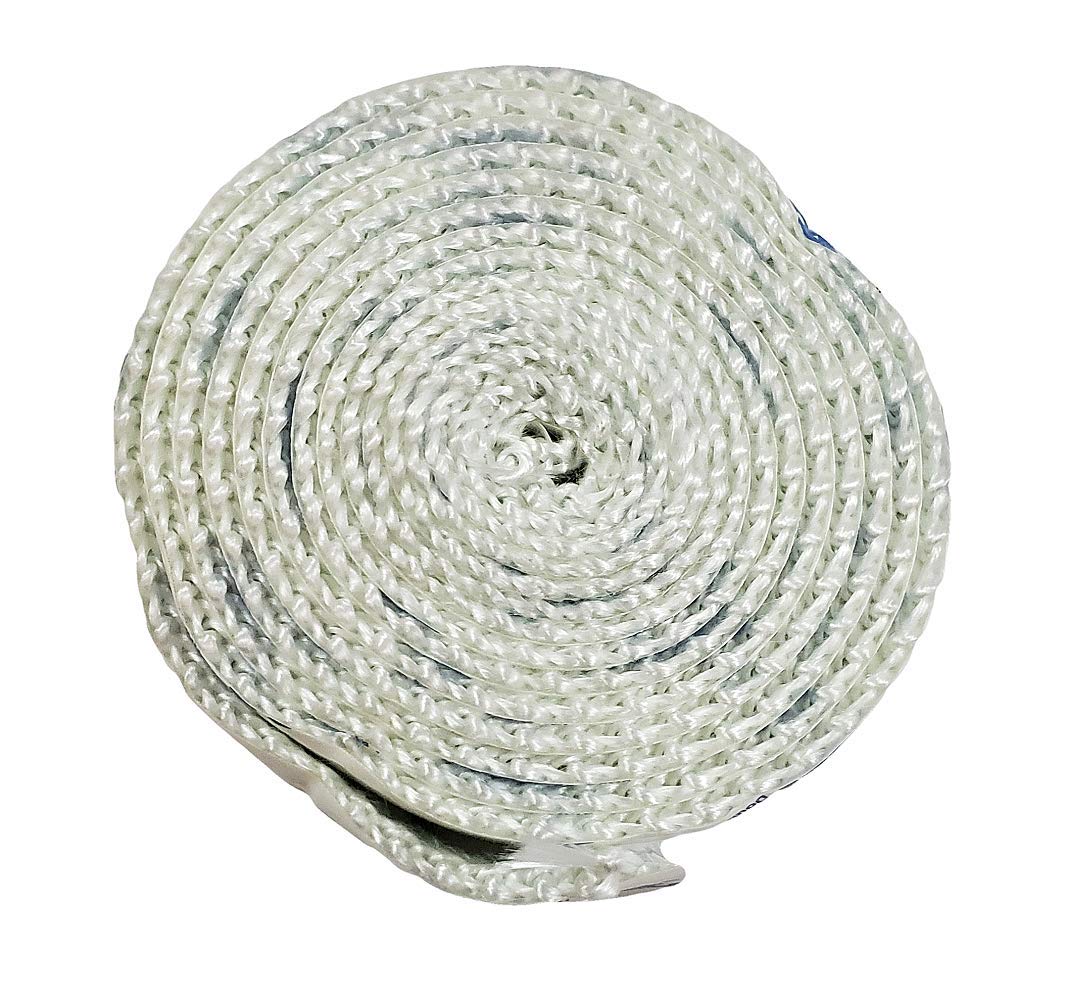 Pellethead Rope Gasket Replacement Kit for Pellet Wood Gas Fireplaces & Stoves (3/4" Flat X 7')