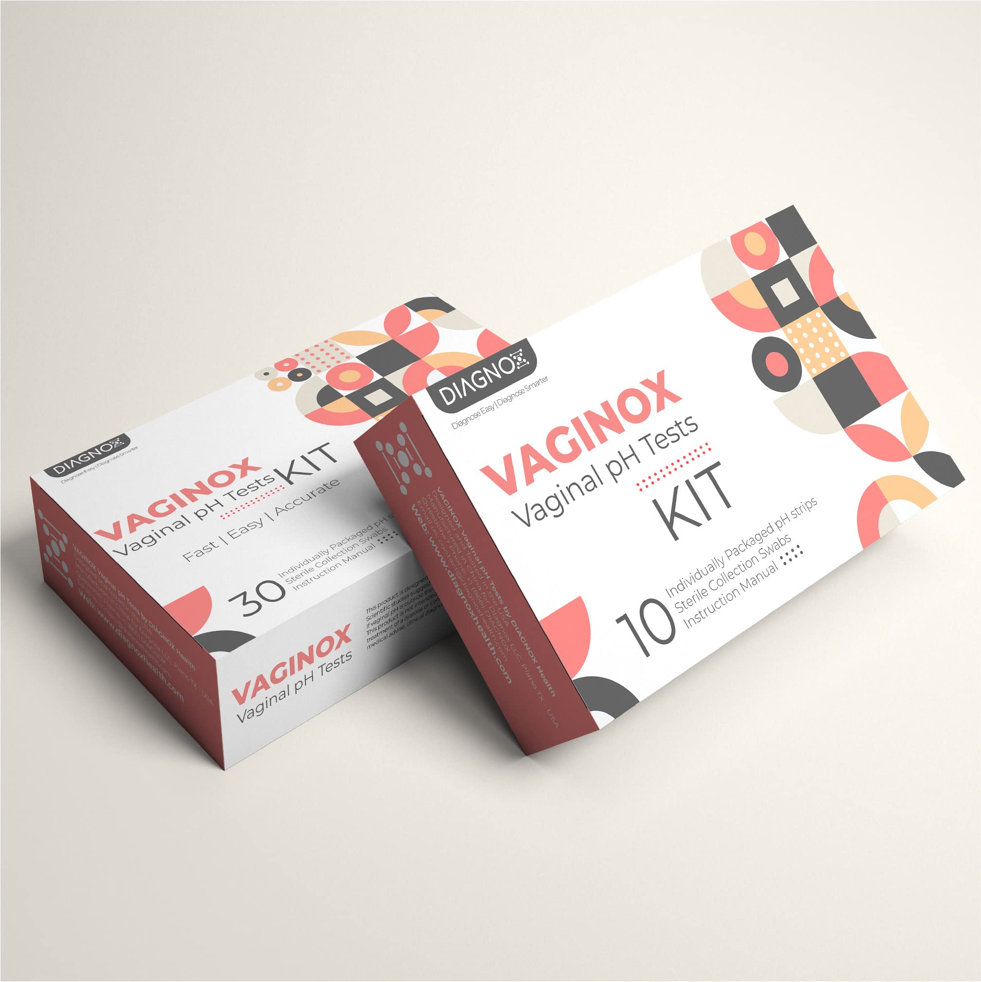 Vaginal PH Test Kit with Sterile Swabs and eBook - Vaginal PH Balance and Yeast Infection Test - Individually Packed BV Test Strips for Women - FSA HSA Approved Feminine PH Test Strips (10)