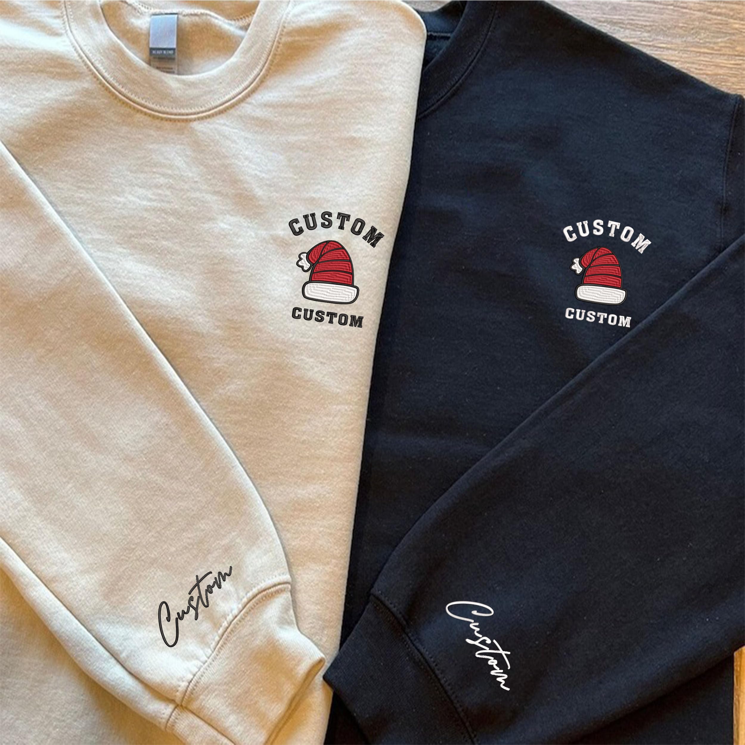 NAZENTI Custom Crewneck Sweatshirt, Custom Embroidered Sweatshirt, Custom Sweater, Personalized Sweatshirts, Embroidered Sweatshirt, Custom Shirts Design Your Own, Custom Sweatshirts For Men, Women