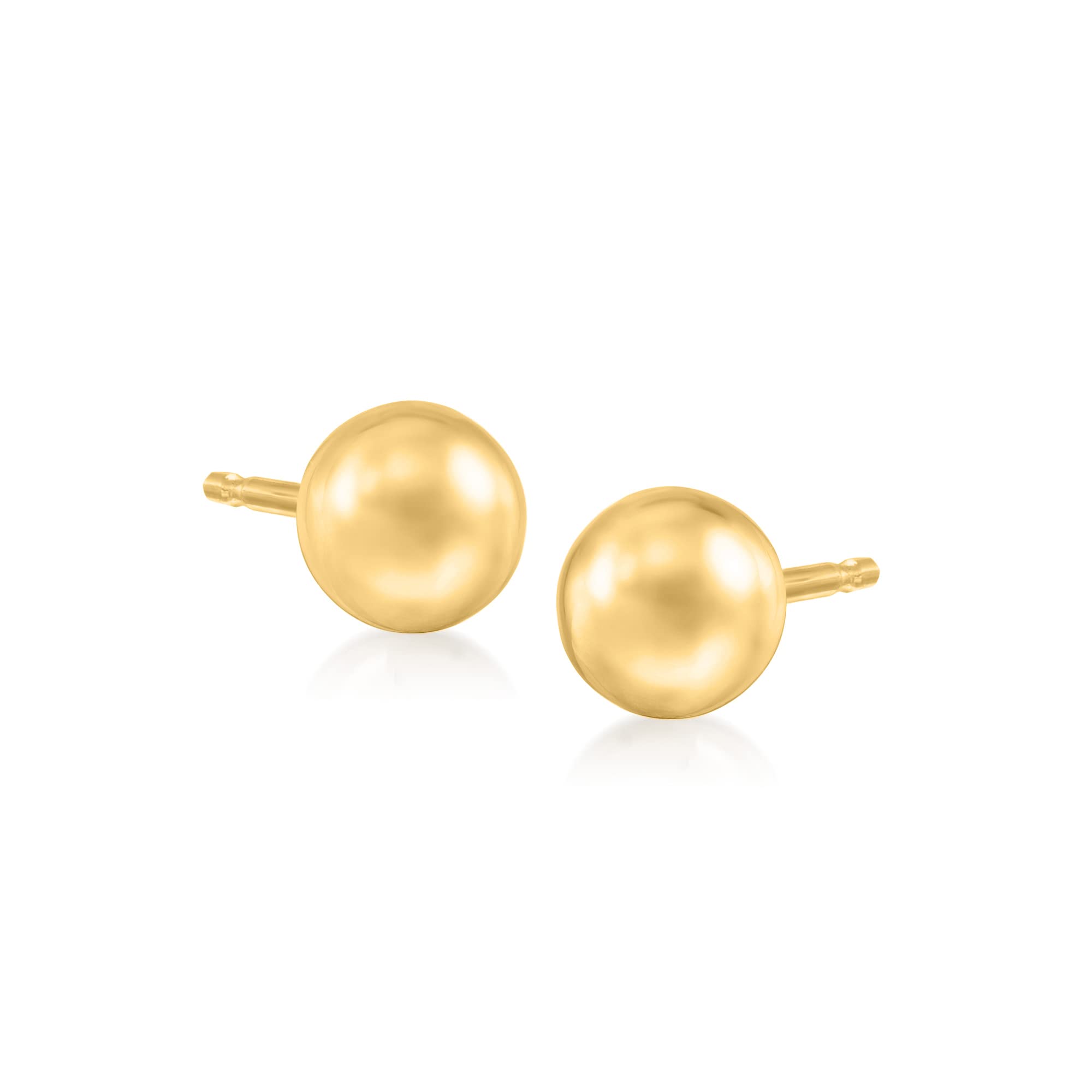 RS Pure by Ross-Simons 14kt Yellow Gold Jewelry Set: Stud and Hoop Earrings