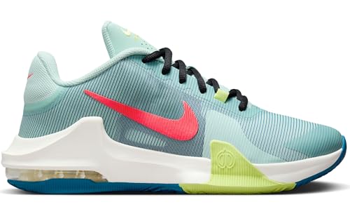 NIKE Men's Basketball Three Quarters Tall, Jade Ice Bright Crimson Industrial Blue, 13.5 AU