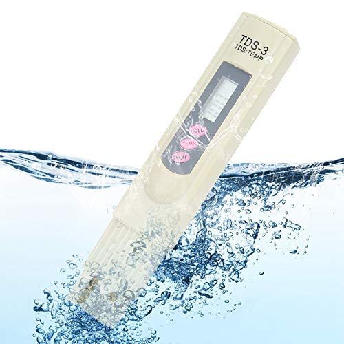 Zerodis TDS Meter Digital Water Tester Aquarium Water Quality Temperature Test with LCD Display for Fish Tank