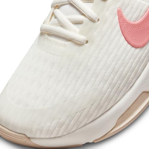 Nike Women's Air Zoom Bella 6 Sneakers, White Pink, 8.5