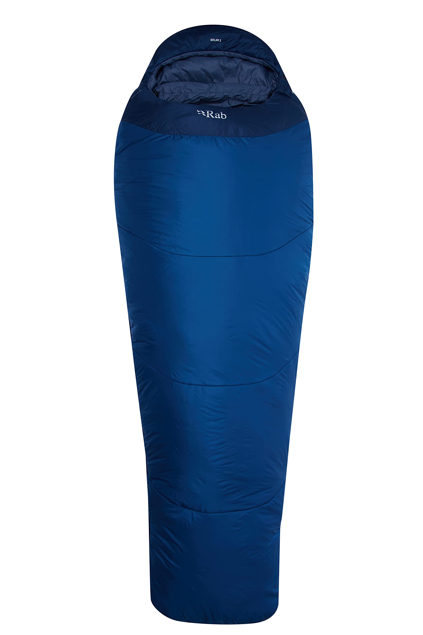 Rab Solar Synthetic Insulated Sleeping Bag for Camping and Backpacking - Celestial - 21 Degree, Regular, Left Zip