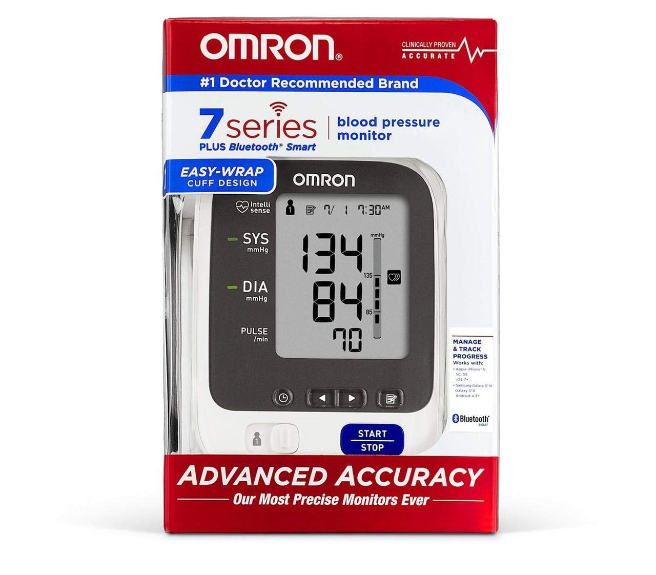 Omron Health Care BP761 Digital Blood Pressure Montior with Bluetooth Connectivity