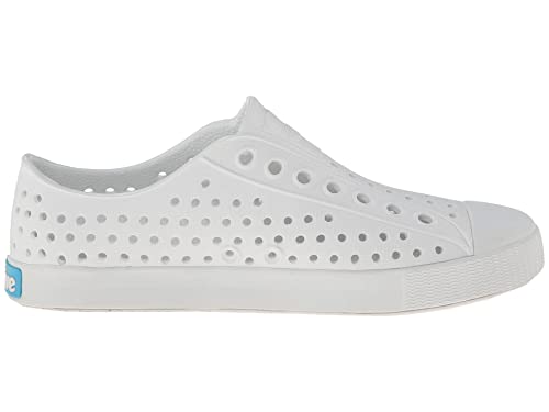 Native Shoes, Jefferson, Lightweight Sneaker for Adults, Shell White/Shell White, 12 M US Women/10 M US Men