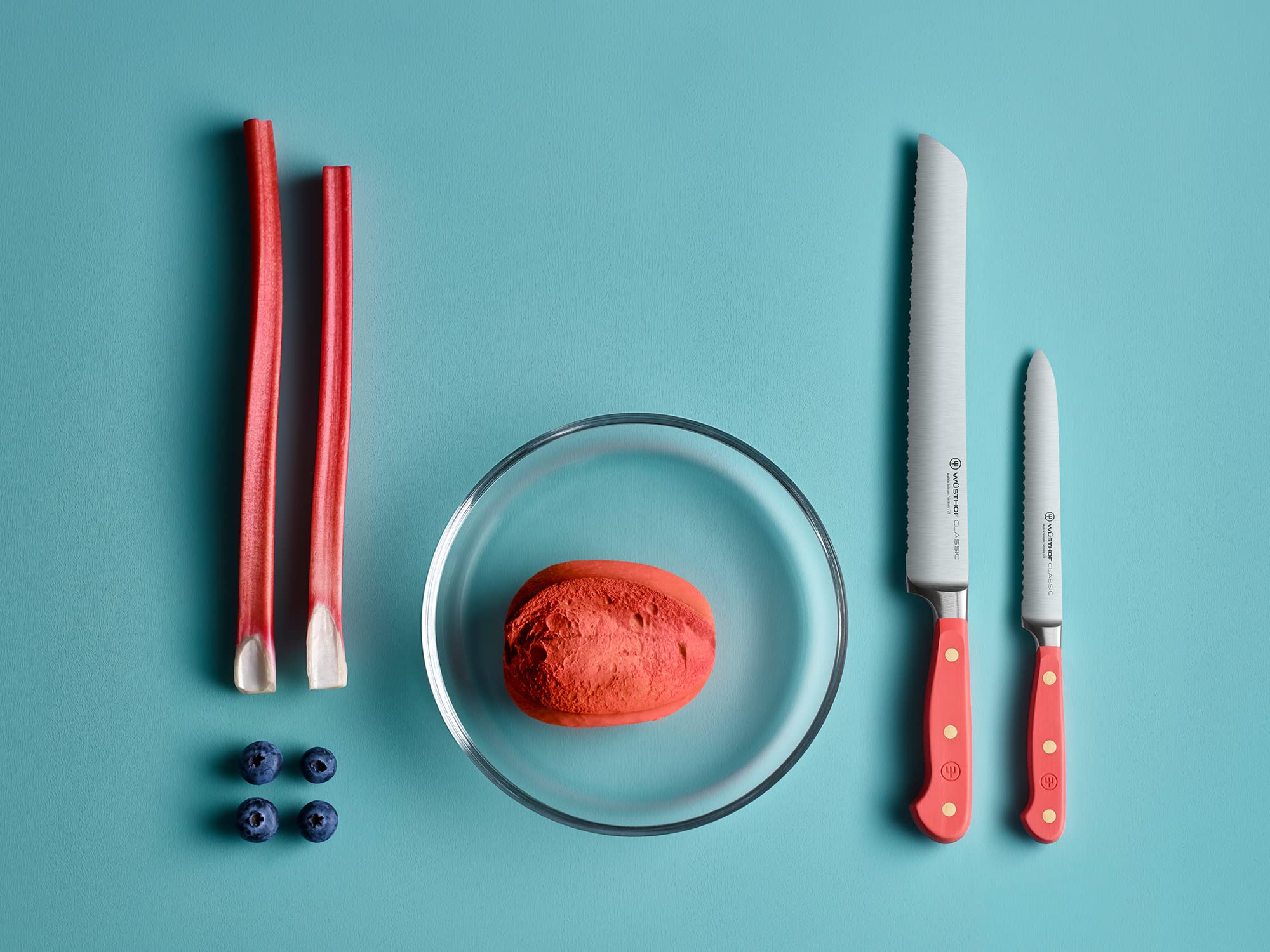 WÜSTHOF Classic Coral Peach 9" Double Serrated Bread Knife
