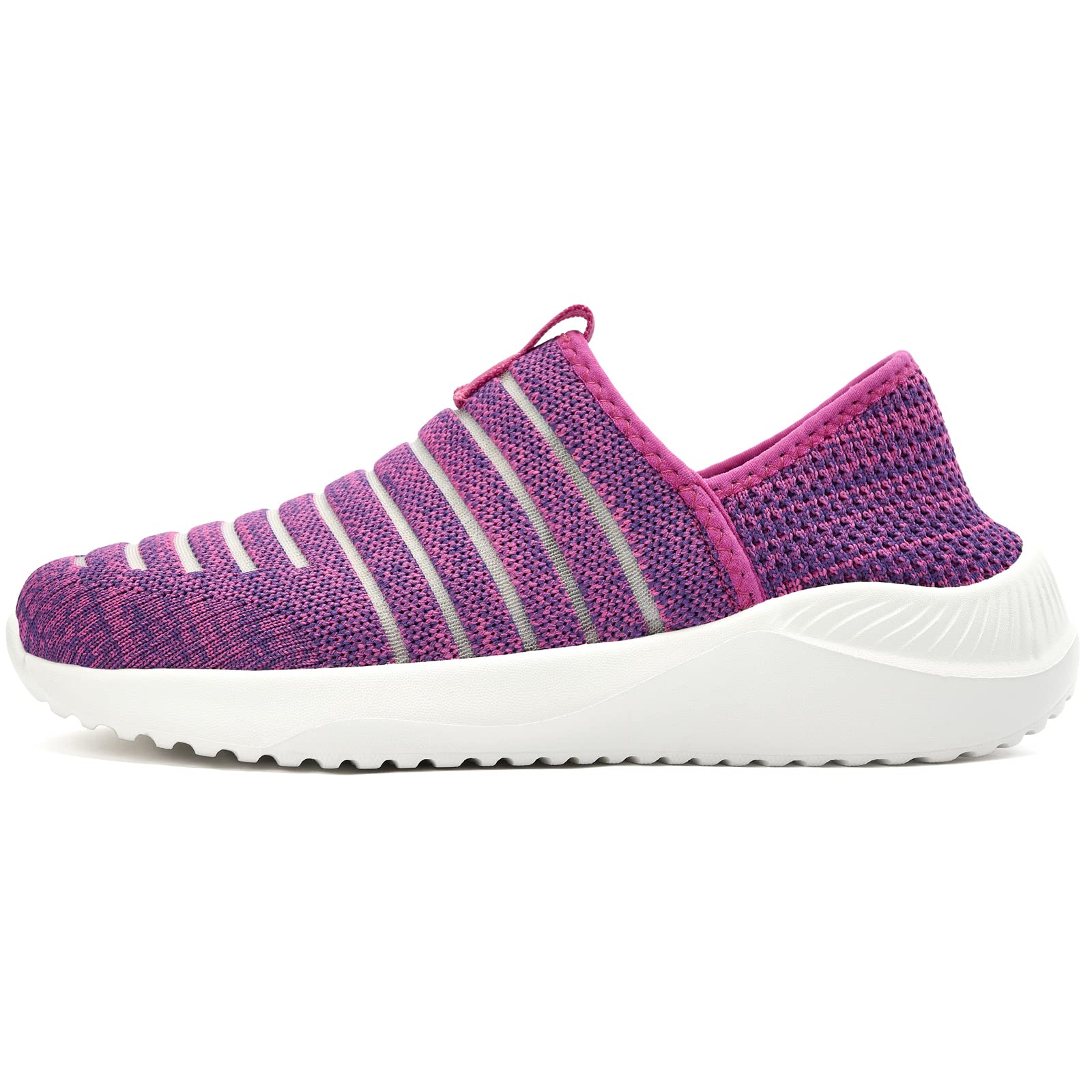 PPQ Women's Hands Free Slip On Walking Shoes-Memory Foam Lightweight Comfortable and Soft Casual Workout Shoes and White Sneakers, Work Shoes