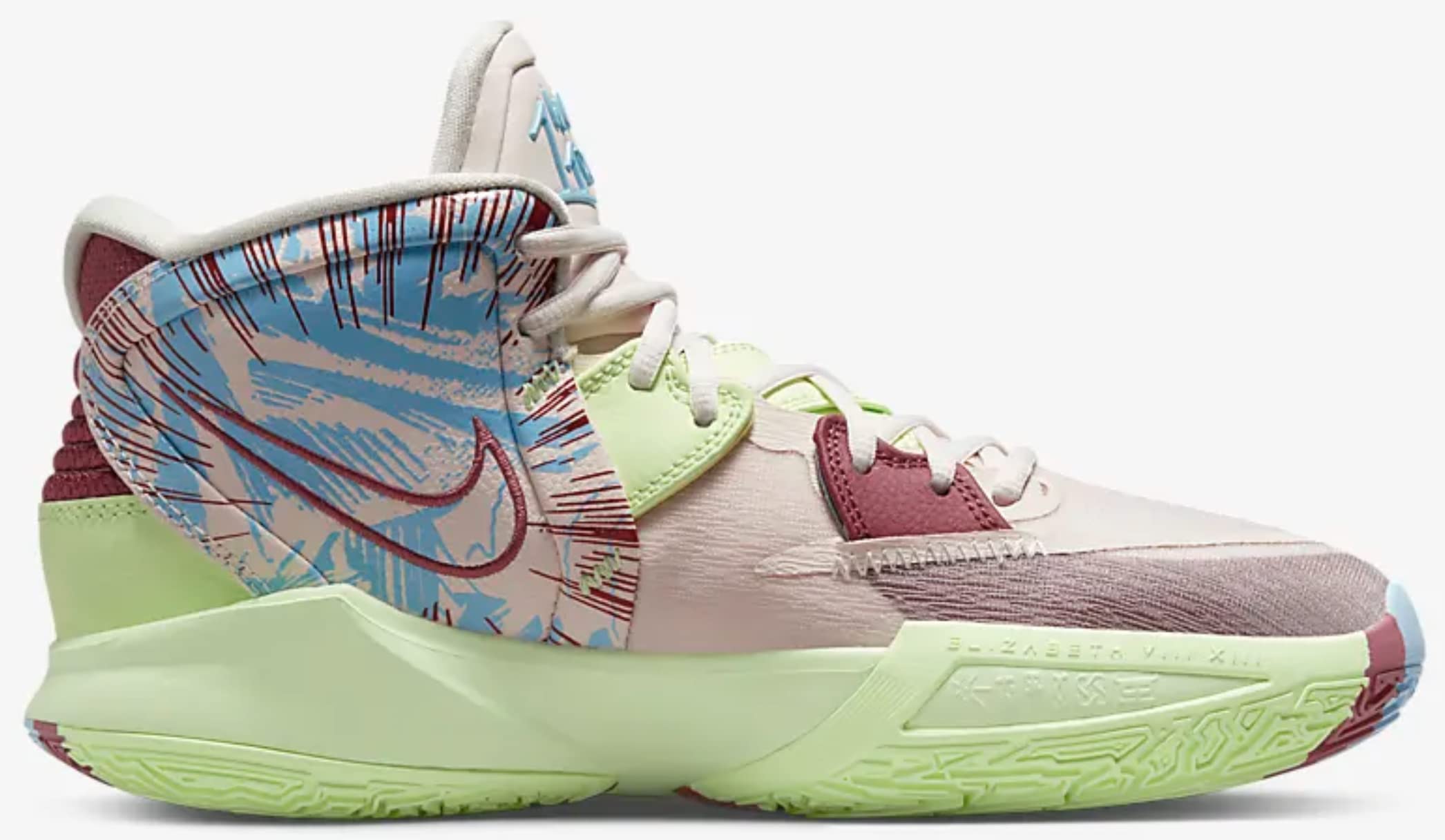 Nike Men's Kyrie Infinity shoes, Light Soft Pink/Sweet Beet, 10