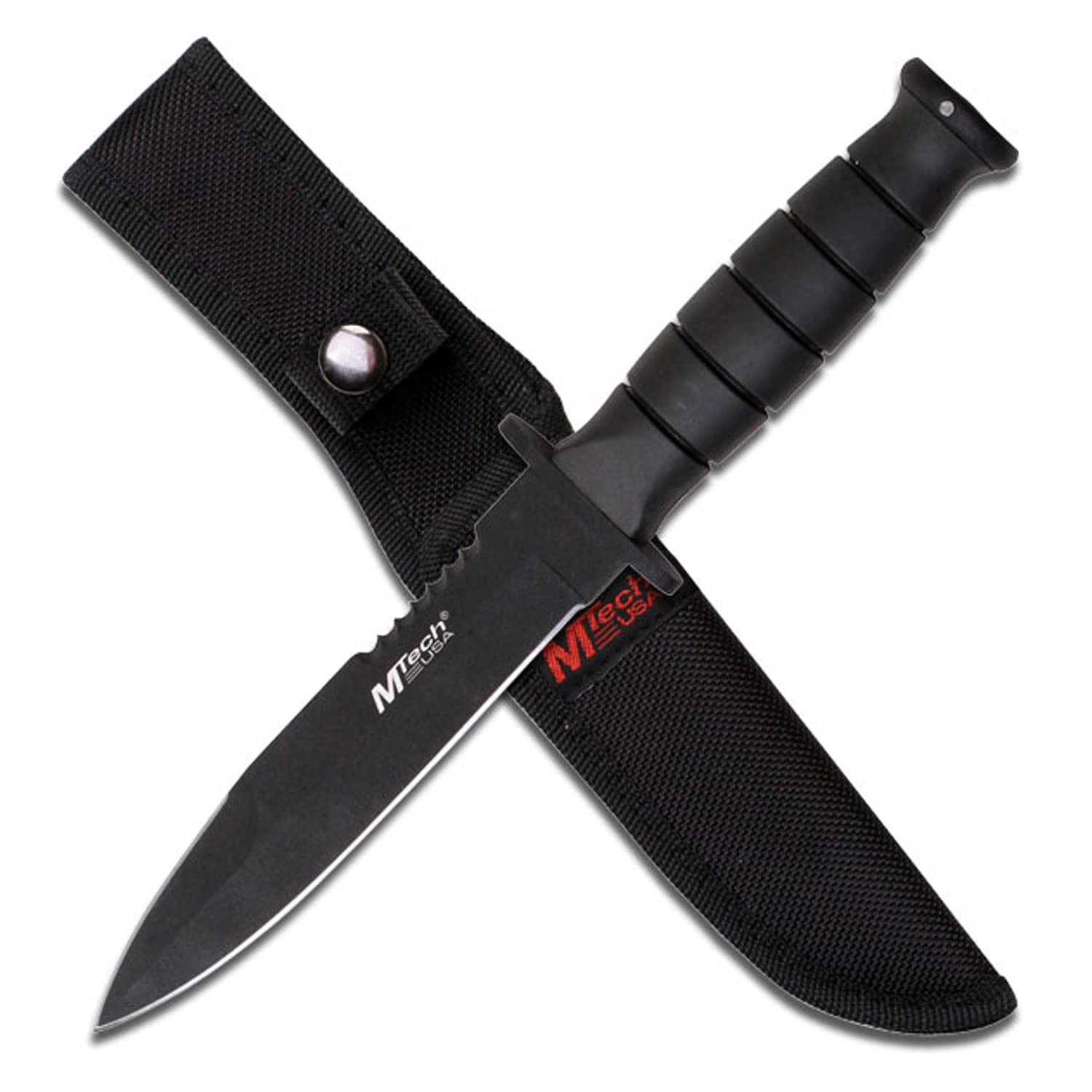 MTECH USA MT-575 Fixed Blade Knife 10.5-Inch Overall , black