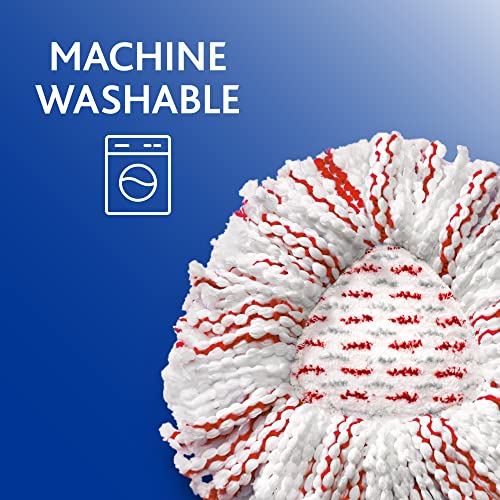 O-Cedar EasyWring Deep Clean Refill (1-Pack) | 40% More Cleaning Power | Microfiber Mop Refill Compatible with O-Cedar EasyWring Spin Mop & Bucket System