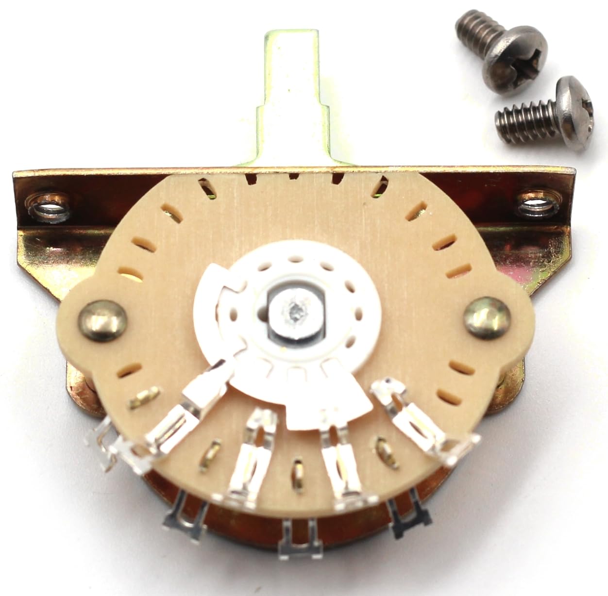Oak Grigsby 5-Way Blade Switch for Telecaster and Stratocaster, 5-Way Pickup Selector Switch, Includes Mounting Screws, Pack of 5