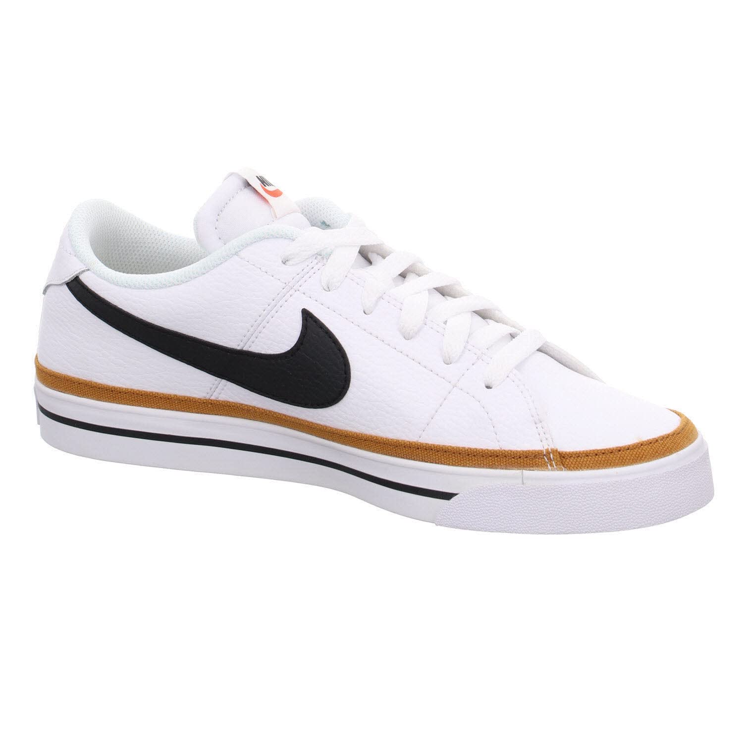 Nike Men's Training Gymnastics Shoe, White Black Desert Ochre Gum Light Brown, 8.5