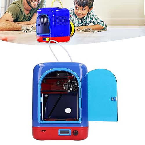 Mini 3D Printer High 3D Printer 80x80x80mm Print Size Brass Nozzle Clogging Free and Easy Operation Wide Application for PLA (US Plug 100β240V)