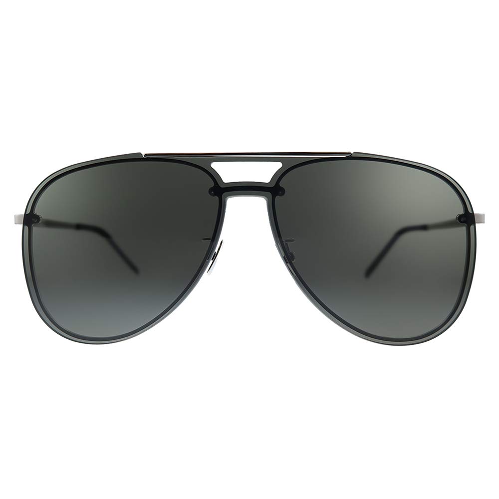 Saint Laurent CLASSIC 11 MASK Black Silver/Grey 99/10/145 men Sunglasses
