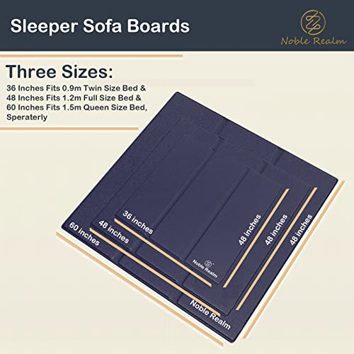 NobleRealm® Sleeper Sofa Support Board (60”x48” – Queen Size) under Mattress Support Board | Queen Bunkie Board | Bed Board