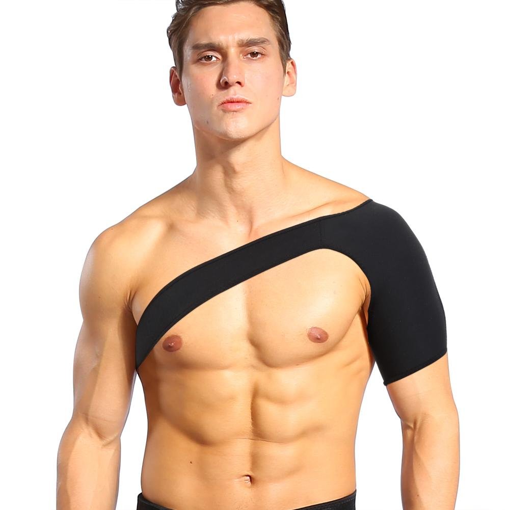Recovery Shoulder Brace - Shoulder Stability Support Brace. Adjustable Fit Sleeve Wrap Men Women. Relief for Shoulder Injuries, Tendonitis(XL 50-55cm)
