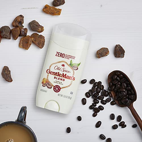 Old Spice Men's Deodorant Aluminum Free Coffee & Amber, 3.0oz (Pack of 12)