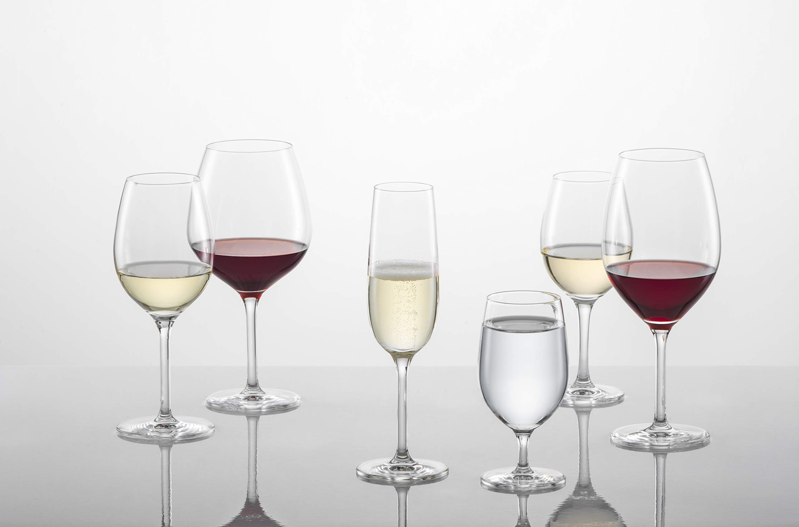 Schott Zwiesel Tritan Crystal Glass Banquet Stemware Collection, Burgundy Wine Glass, 12.4 Ounce, Set of 6