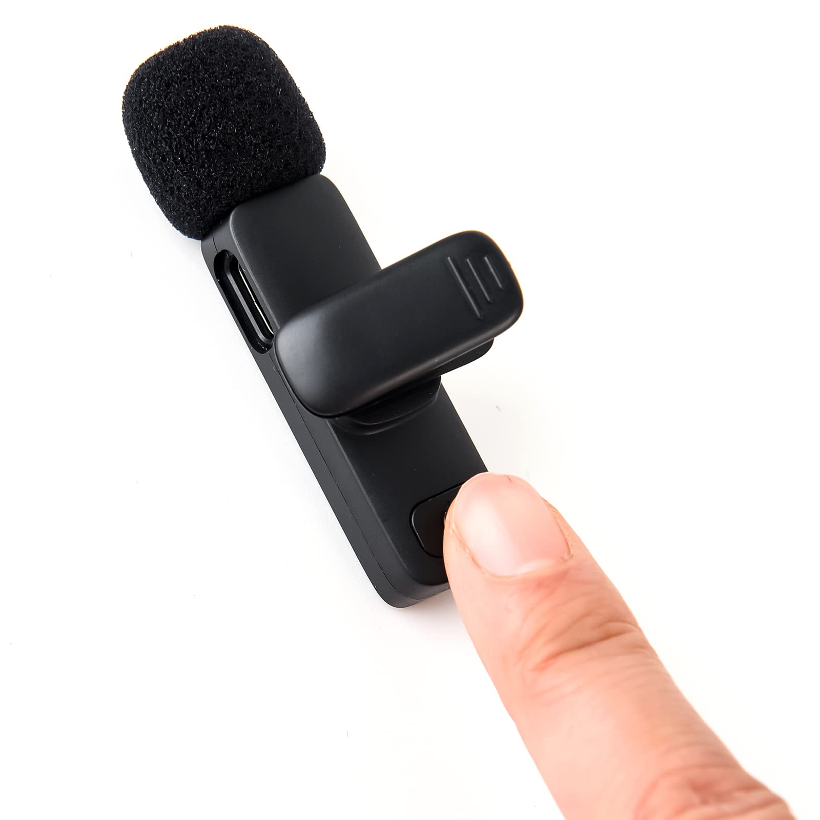 Valleycomfy Wireless Lavalier Lapel Microphone - Professional Video Recording Lav Mic, 2 Clip-on Wireless Microphones for YouTube Interview Vlog Livestream, Podcast & TikTok