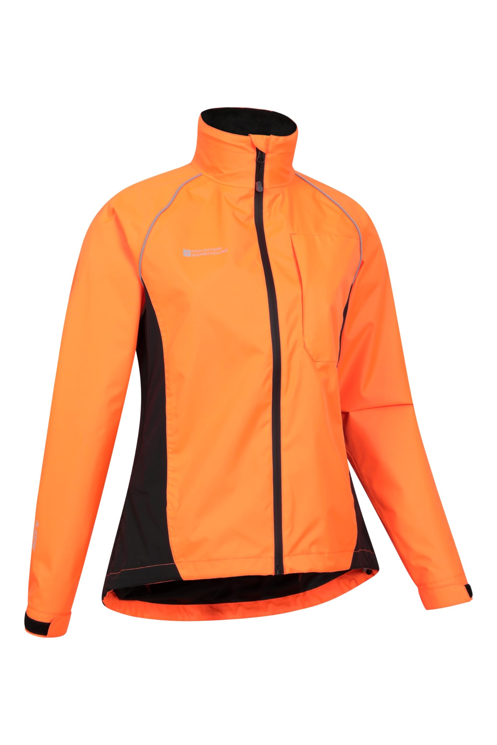 Mountain Warehouse Adrenaline II Womens Waterproof Iso-Viz Jacket Bright Pink 12