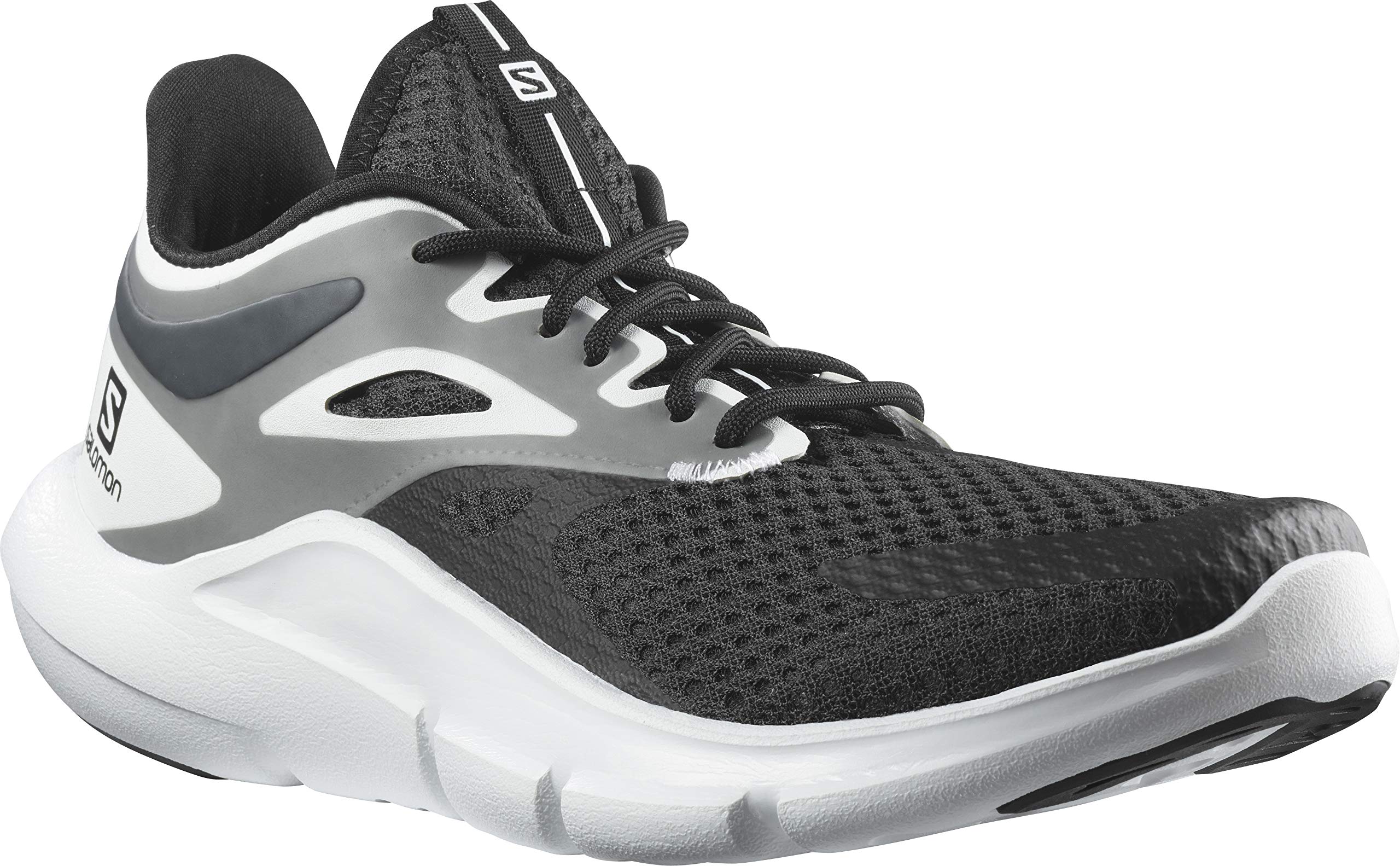 Salomon Predict MOD Running Shoes for Women, Ebony/Meadowbrook/Purple Heather, 9
