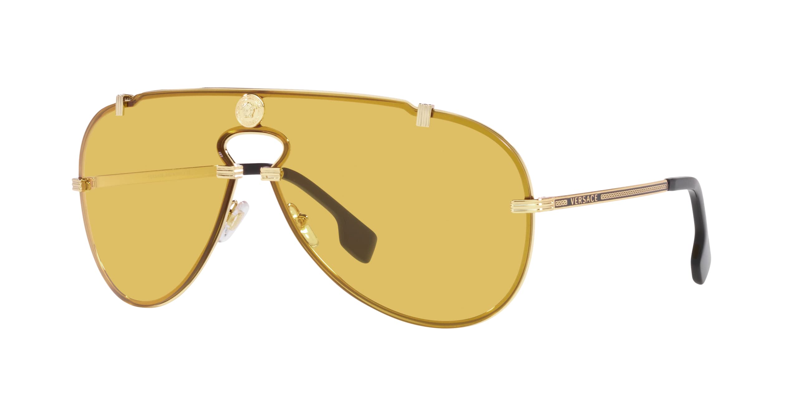 Versace Man Sunglasses Gold Frame, Yellow Lenses, 0MM