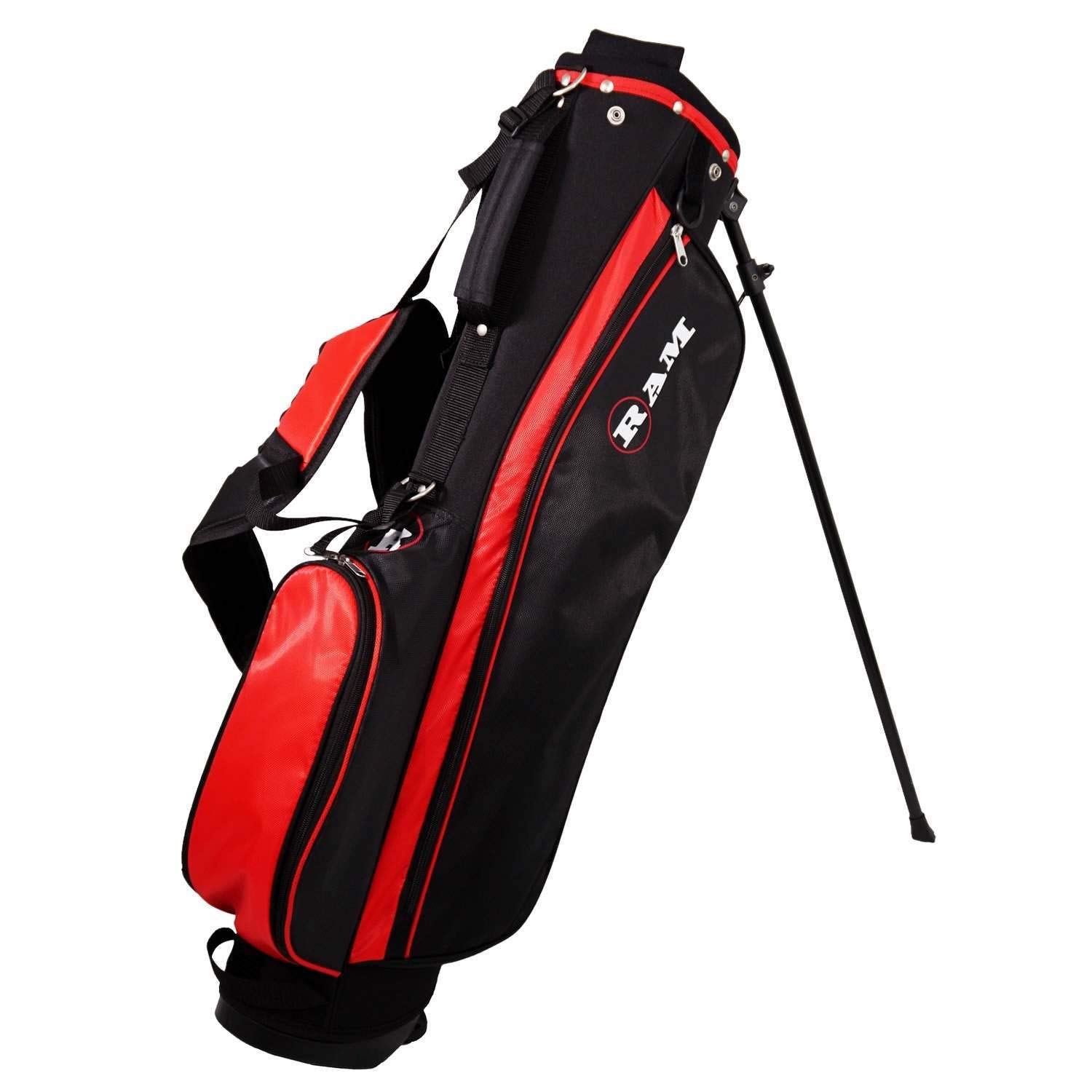 Ram Golf SGS Mens Golf Clubs Starter Set with Stand Bag - Steel Shafts