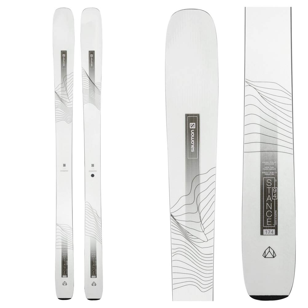 Salomon Stance 94 Womens Skis White/Black Sz 161cm