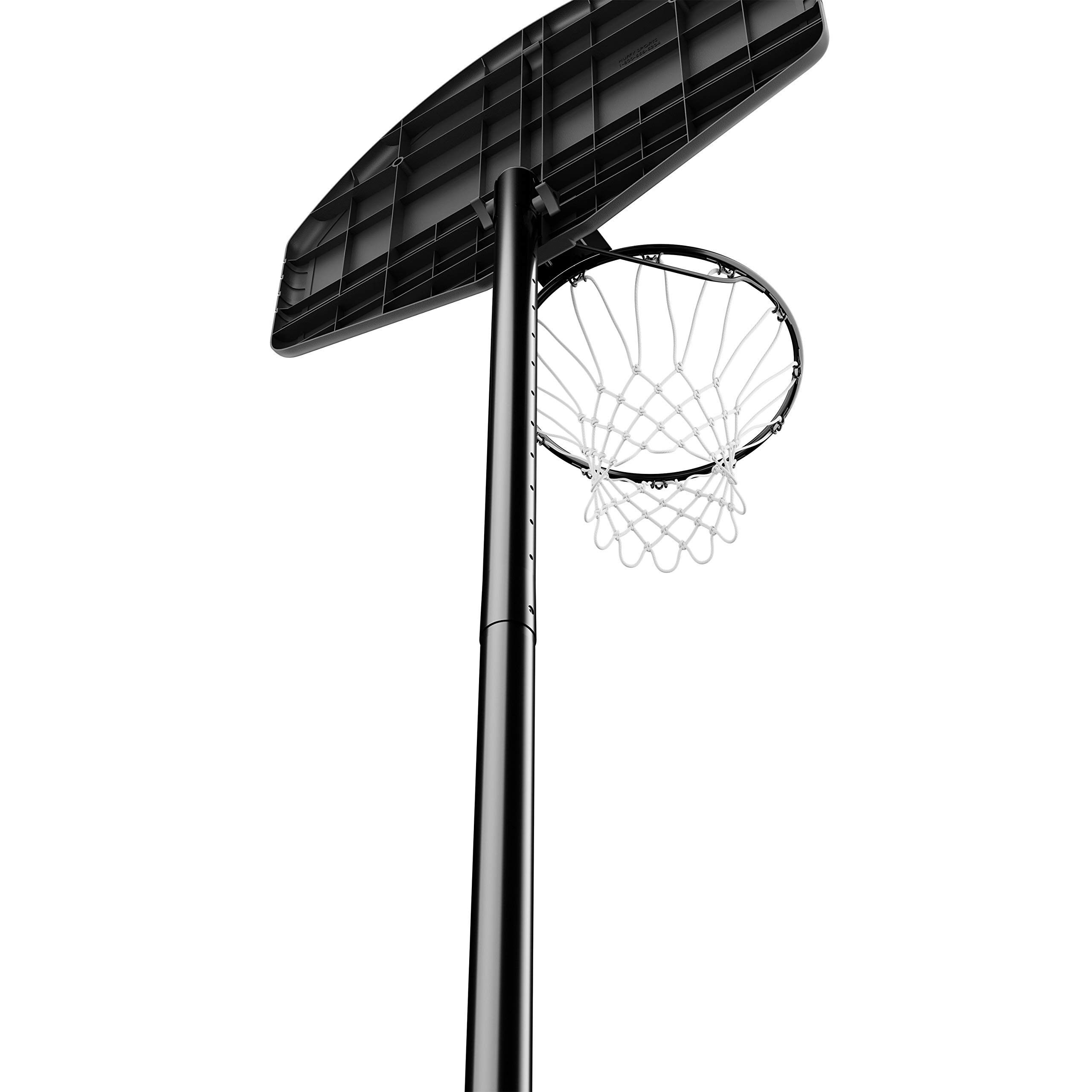 Spalding 32" Rookie Gear Eco-Composite⢠Telescoping Portable Basketball Hoop