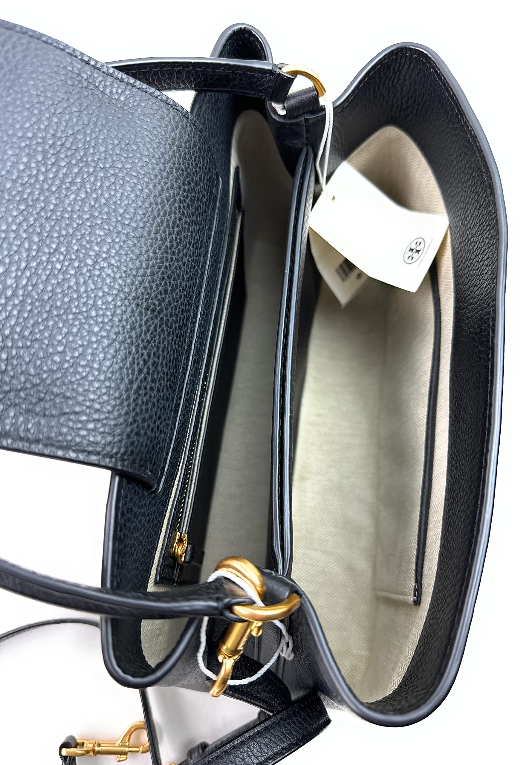 Tory Burch Britten Small Satchel (Black)