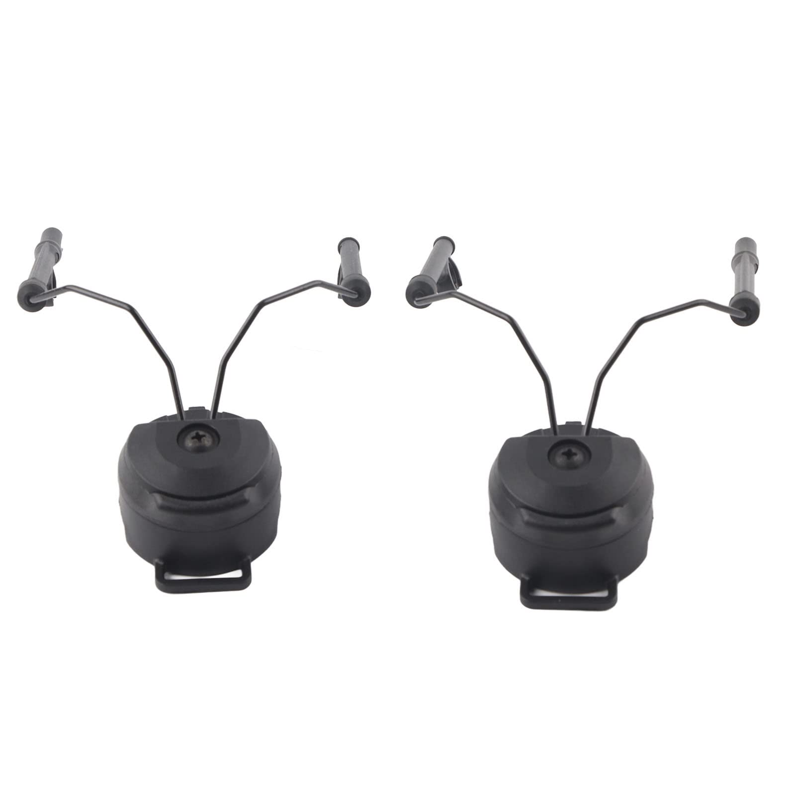 Tactical Helmet ARC Rail Adaptor, Suspension Headphones Bracket Side Rail for II Headset Fast(Black)