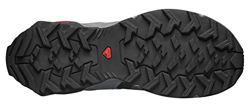 Salomon X Raise MID Gore-TEX Hiking Boots for Women, Ebony/Black/Quiet Shade, 6.5