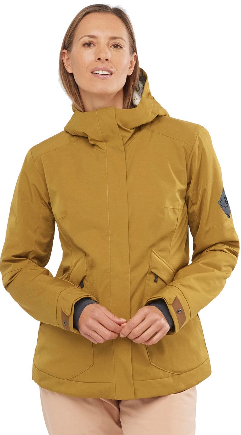 Salomon Women's Standard Snow Rebel JKT W, Cumin, XL
