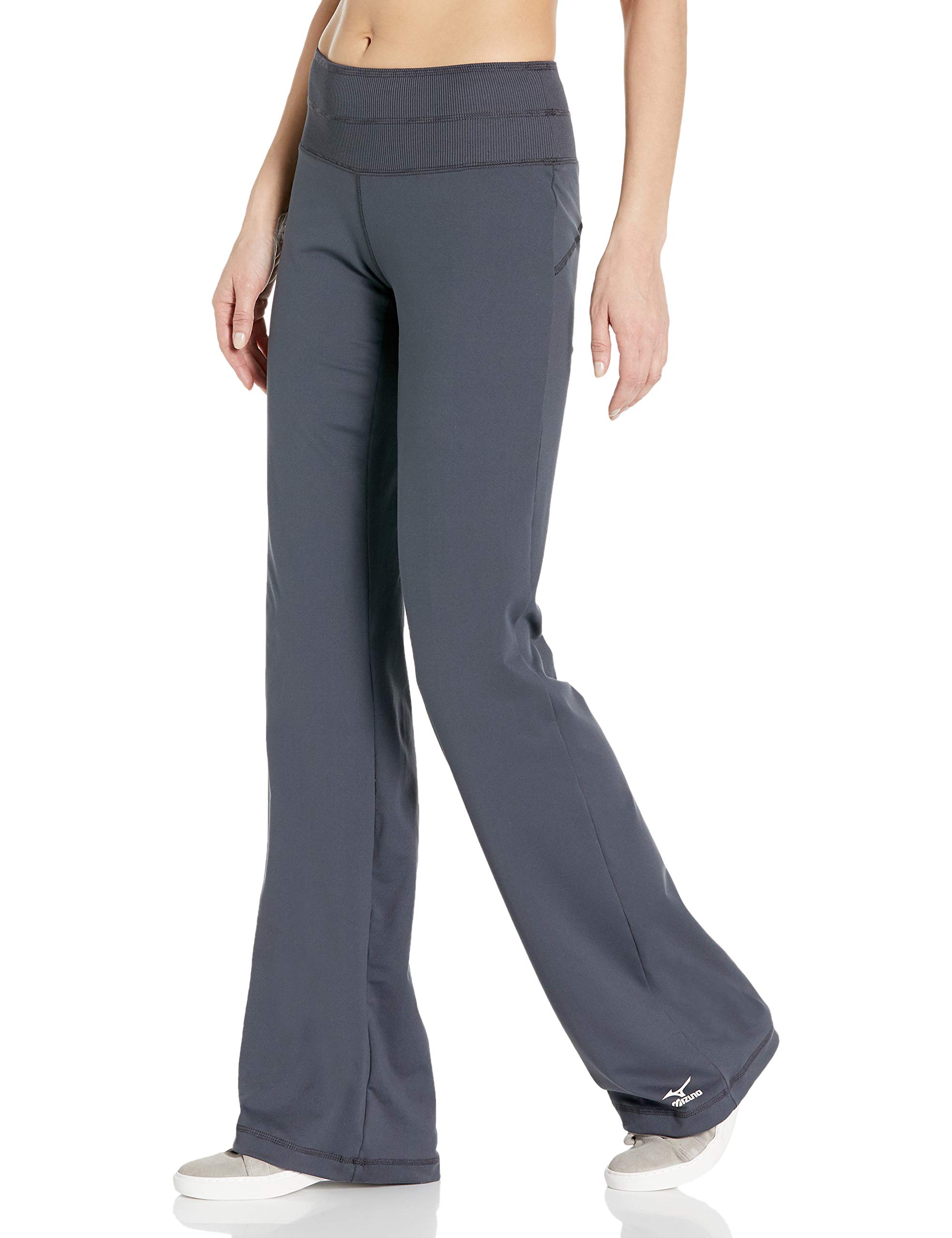 Mizuno Women's Long Elite Pant, Charcoal, X-Small