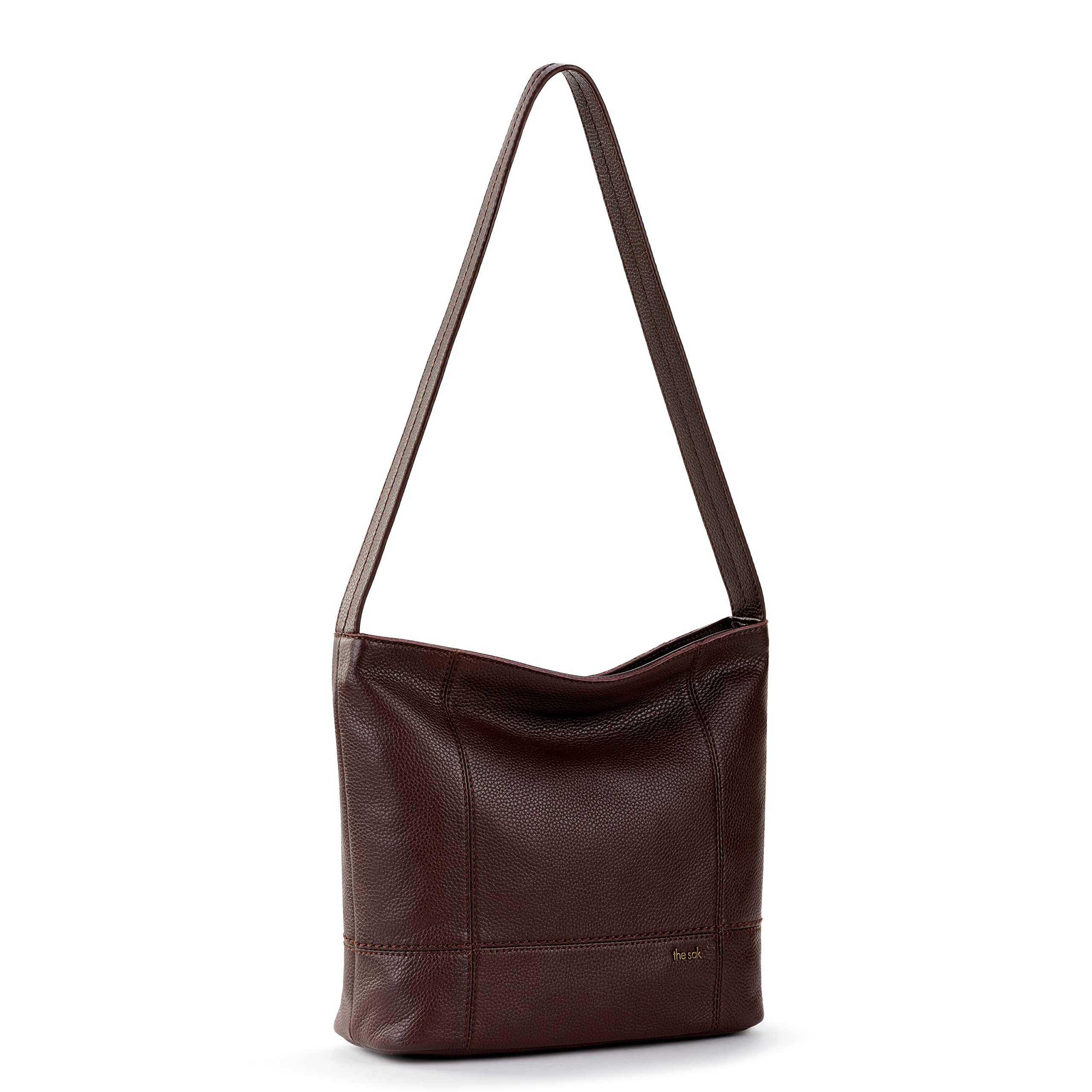 The Sak Womens De Young Hobo Bag In Leather, Moss, One Size US