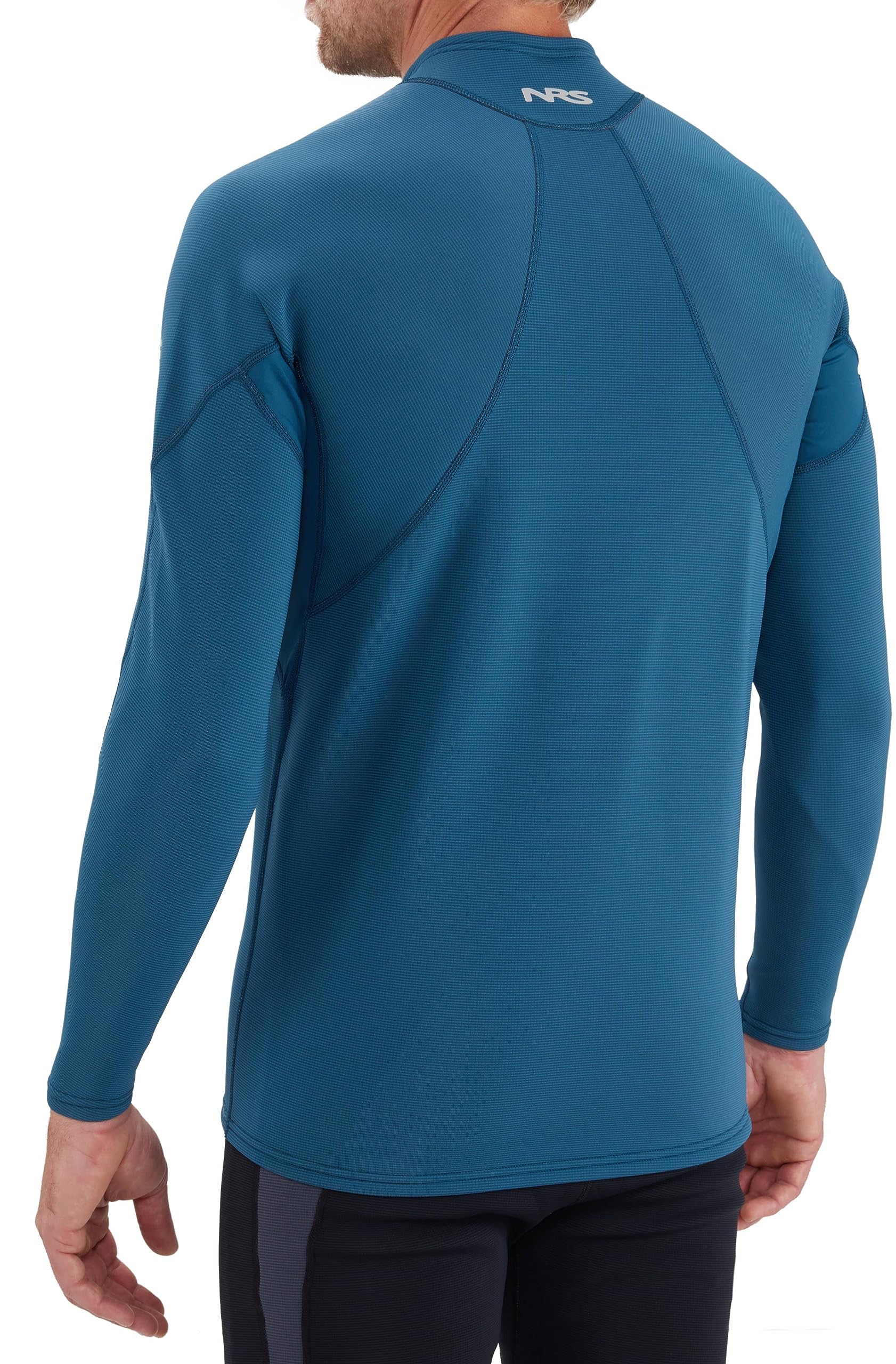 NRS Men's HydroSkin 0.5 Long-Sleeve Neoprene Shirt - for Kayaking, Canoeing, Rafting, Paddling