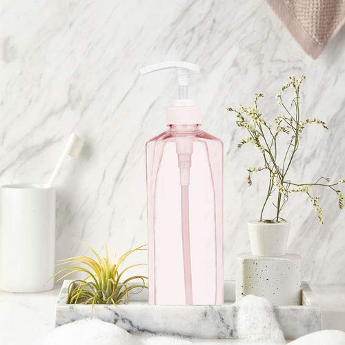 Plastic Pump Bottle 32oz，Woaiwo-q Soap Dispenser Empty Shampoo Dispenser Bottles for Cleaning Solutions,Hair,Oils,(3 Pack.1000ml)