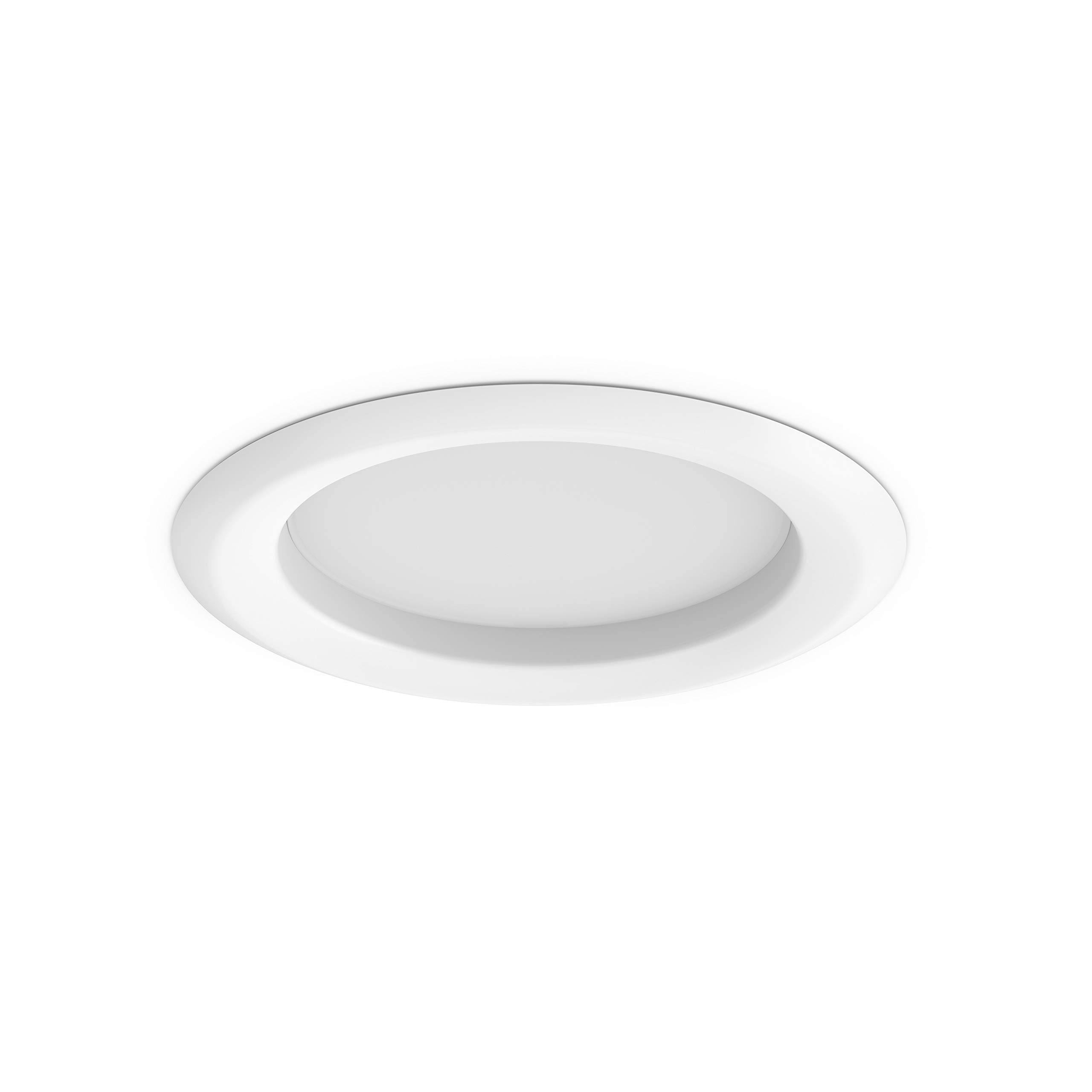 PHILIPS LED 802645 Dimmable 4” Downlight Flicker-Free Recessed Lighting with EyeComfort Technology: 660-Lumens, 2700K, 7.5 (65-Watt Equivalent), E26 Base, Soft White, 6-Pack, Title 20 Compliant