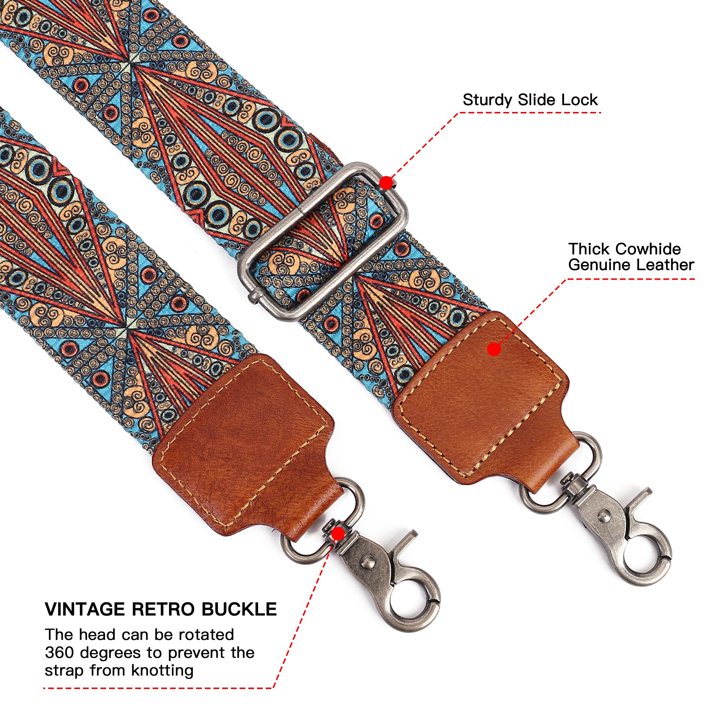 Zhuoliang Genuine Leather Purses and Handbag and Purse Replacement Strap