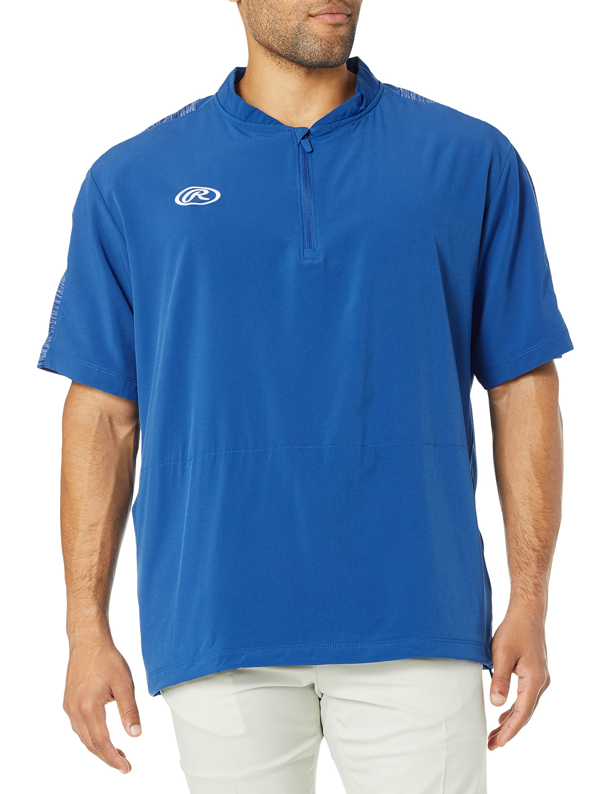 Rawlings Batting Practice Players Coaches Team Cage Jacket, Royal, X-Large